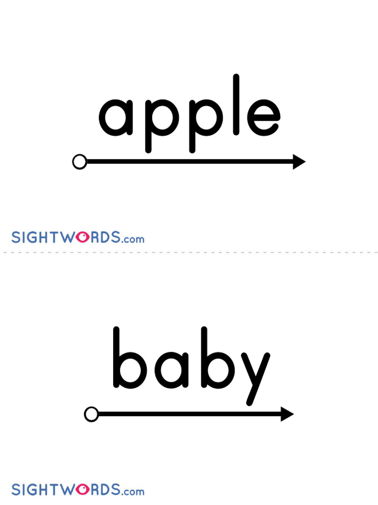 Vocabulary List for Children | PDF