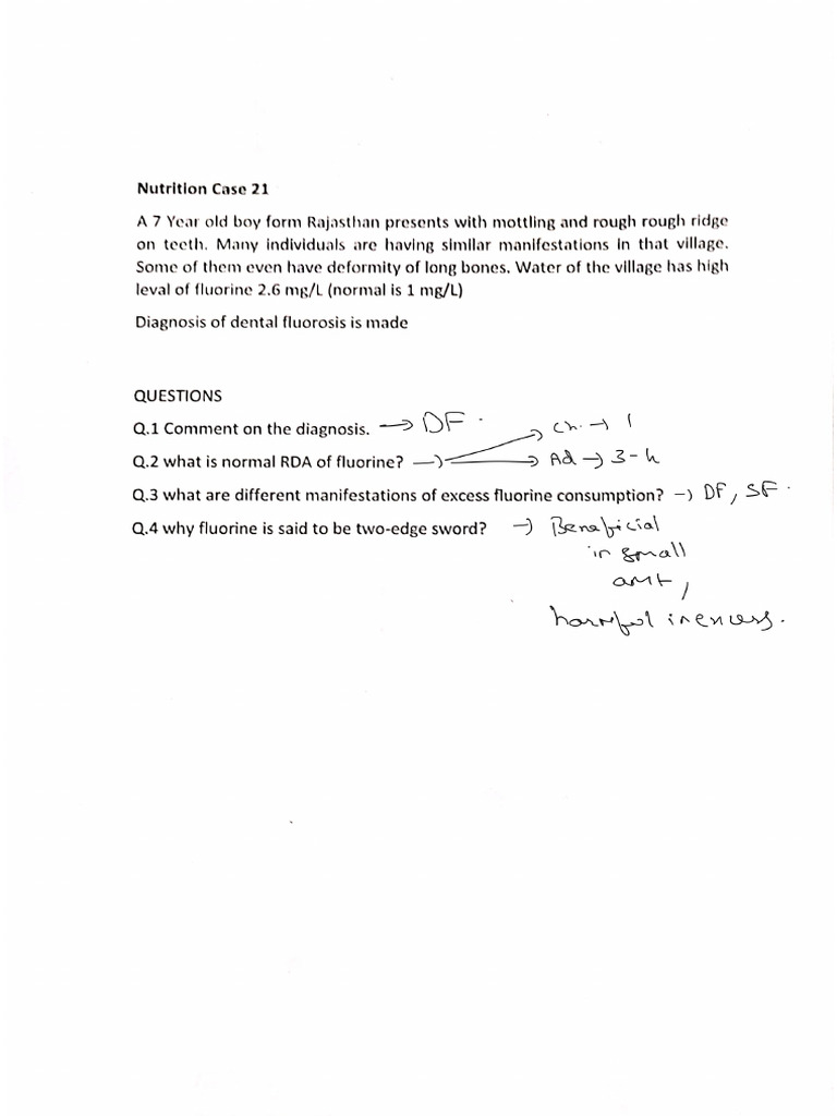 Nutrition Cases | PDF