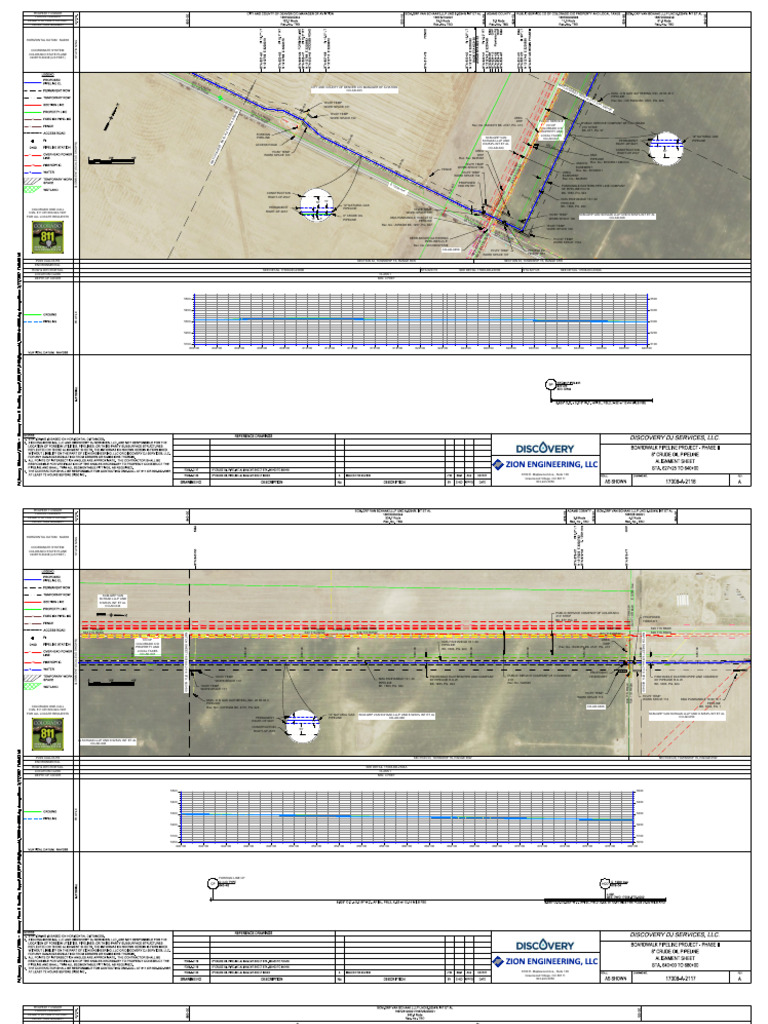 Exhibit F - Pipeline Alignment Sheets | PDF | Surveying | Geographical ...