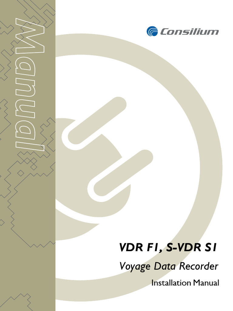 VDR F1, S-VDR S1 Installation Manual PDF | PDF | Wire | Usb