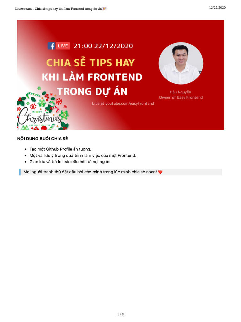 Tips For Frontend | PDF