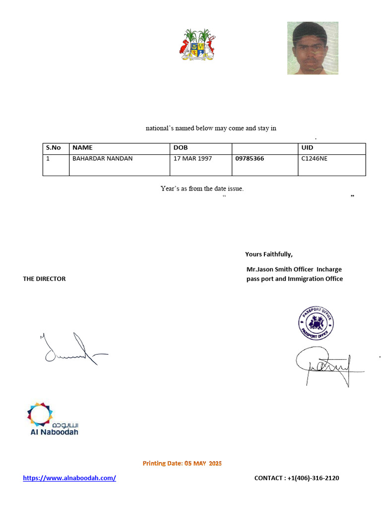 Bahardar Nandan Registration File | PDF