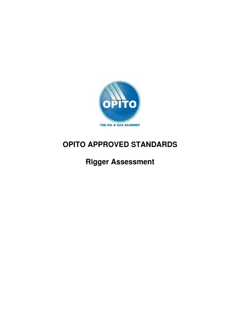 Rigger Assessment | PDF | Educational Assessment | Competence (Human ...