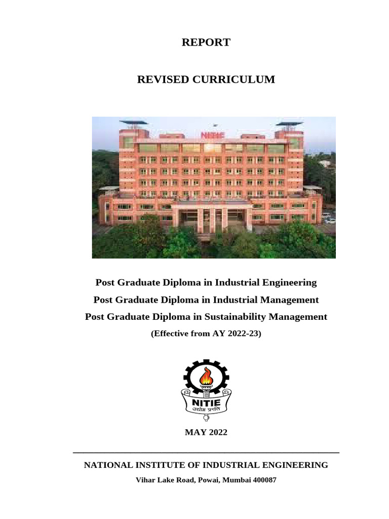 Revised Curriculum for PG Programs | PDF | Analytics | Economics