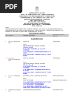 Supreme Court Daily Cause List 23-05-2025 | PDF | Supreme Court Of India