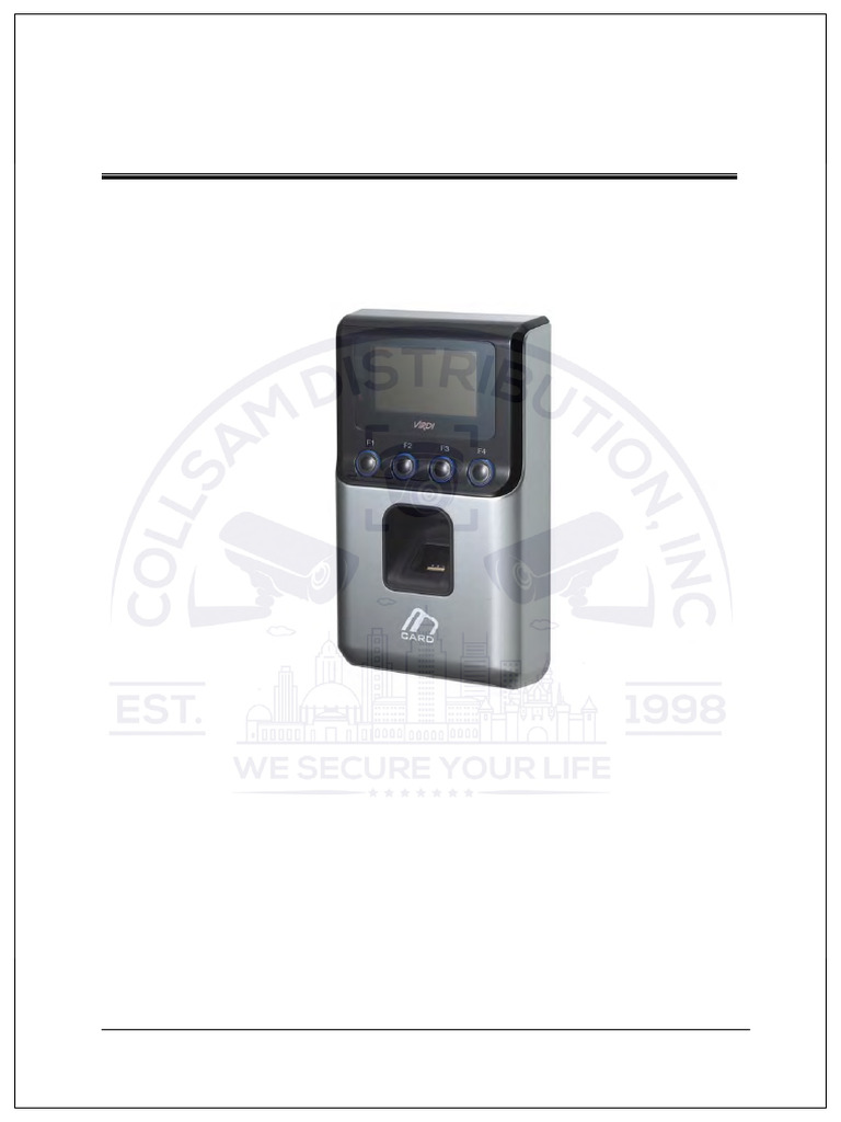 Secure Access Control With AC2100RF Biometric Fingerprint RFID Cards or ...