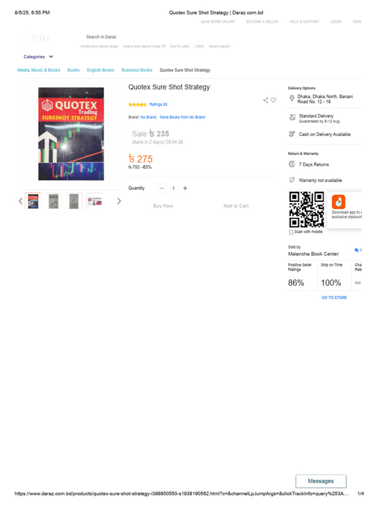 Quotex Sure Shot Strategy - Daraz - Com.bd | PDF | Alibaba Group