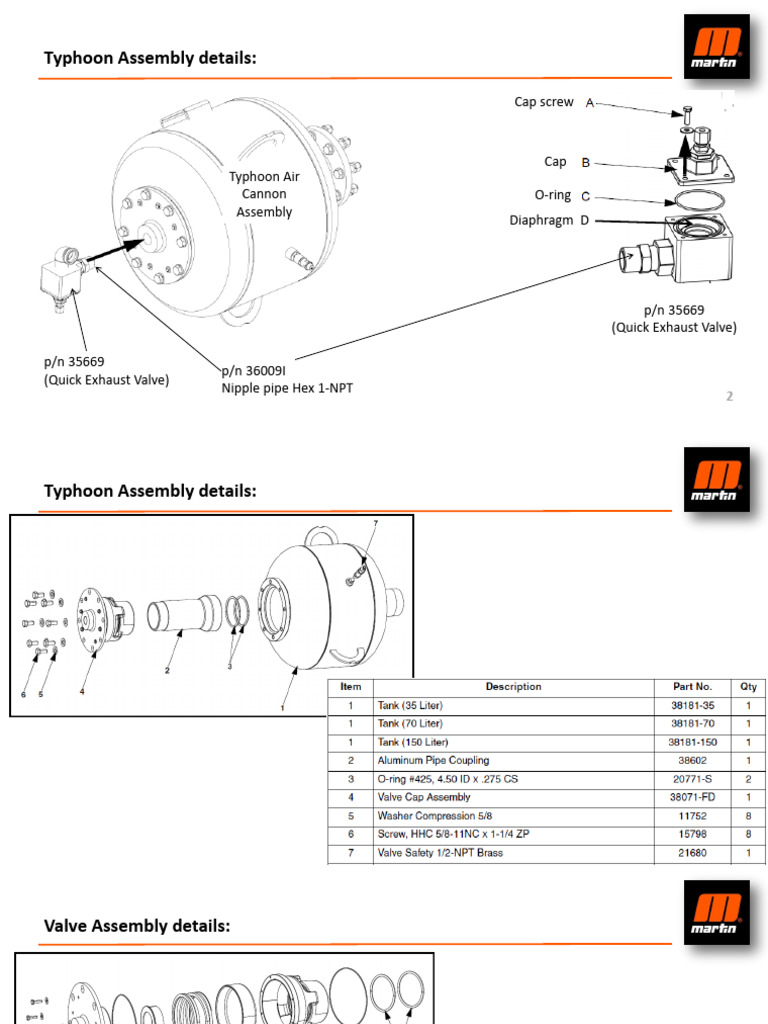 Typhoon Air Cannon Assembly Details | PDF