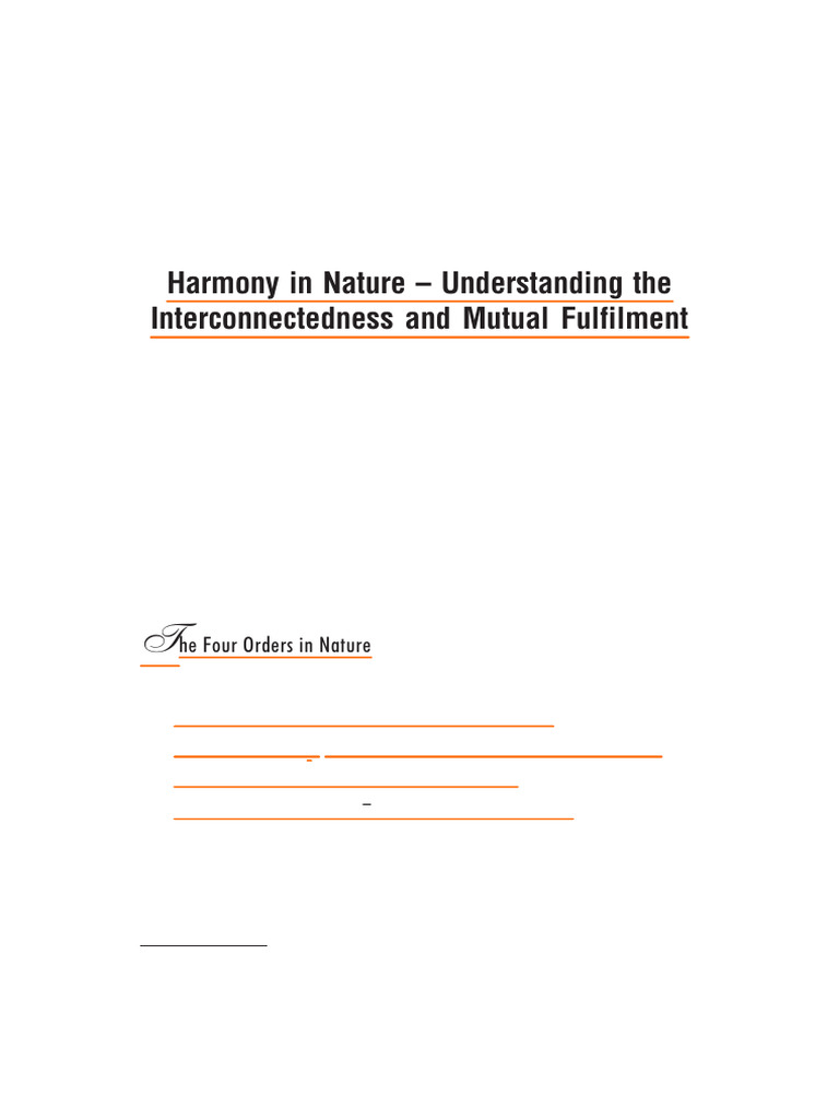 Harmony in Nature: Interconnectedness Explained | PDF | Soil | Nature