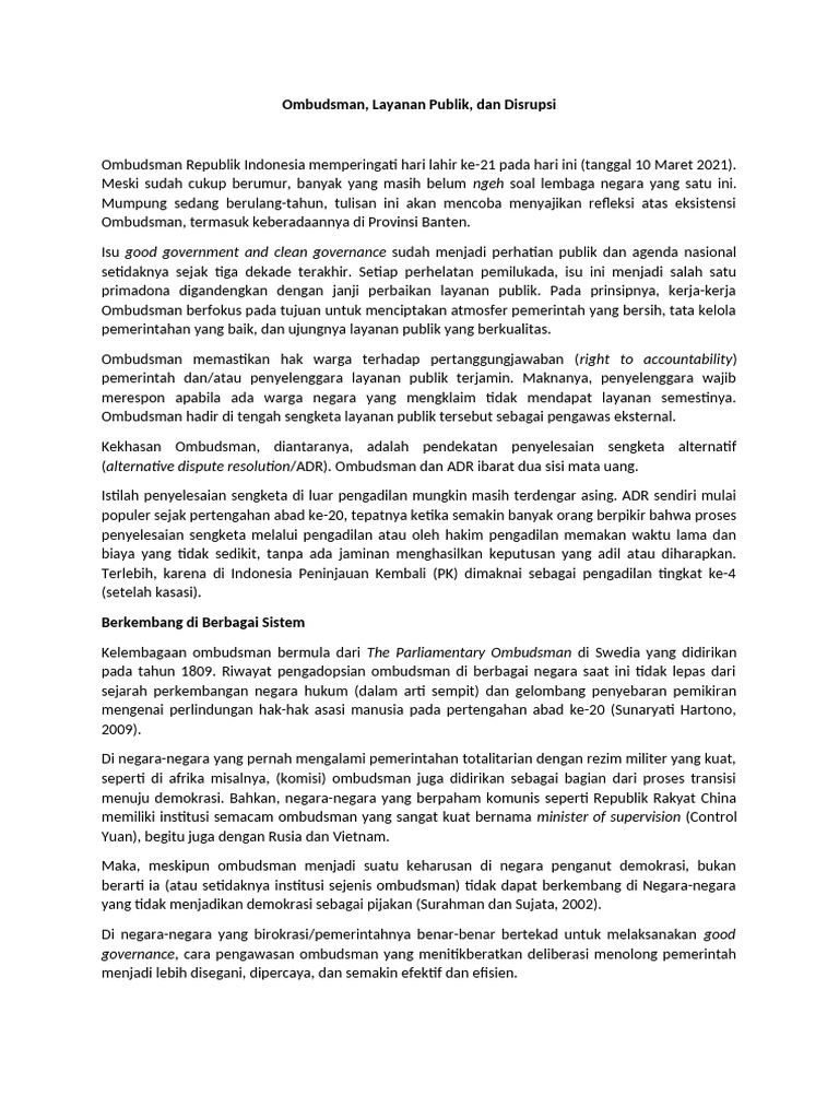 Artikel Banten Raya 9 Maret 2021 | PDF