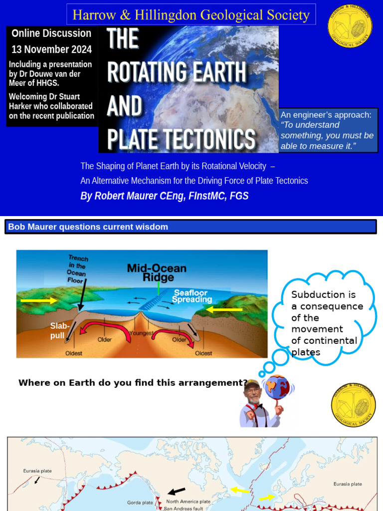 13nov24 Rotating Earth and Plate Tectonics Discussion (Introduction ...