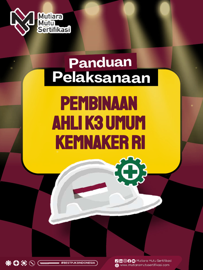 Persyaratan Sertifikasi AK3U KEMNAKER | PDF