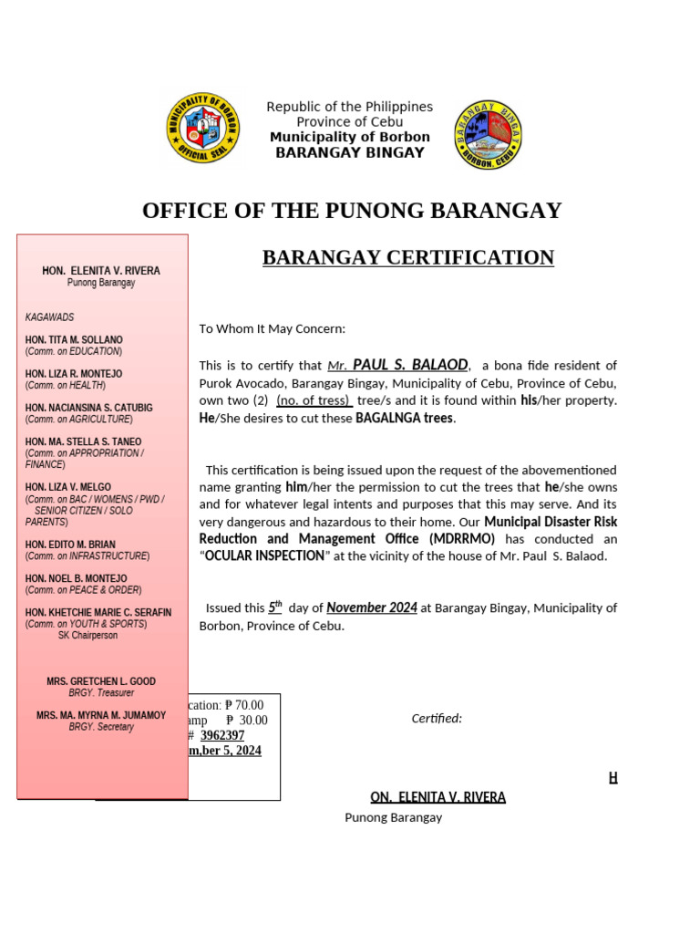 01 - Cutting Trees Paul S. Balaod | PDF