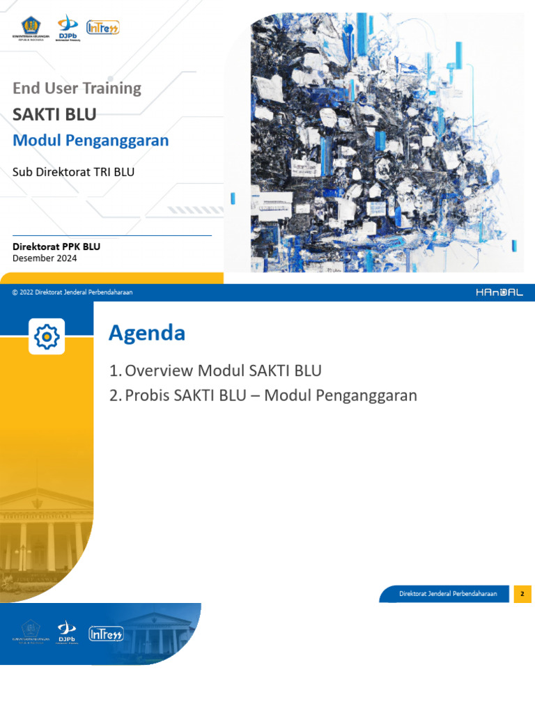 Modul Penganggaran SAKTI BLU 2024 | PDF