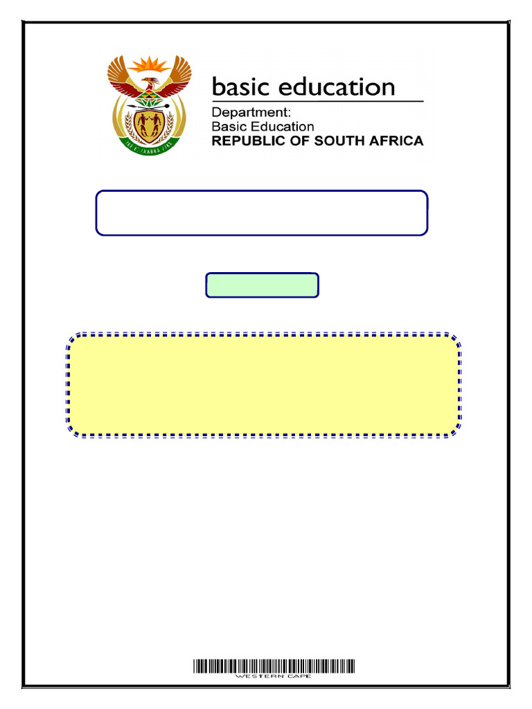 Afrikaans SAL P1 Nov 2020 Western Cape | PDF