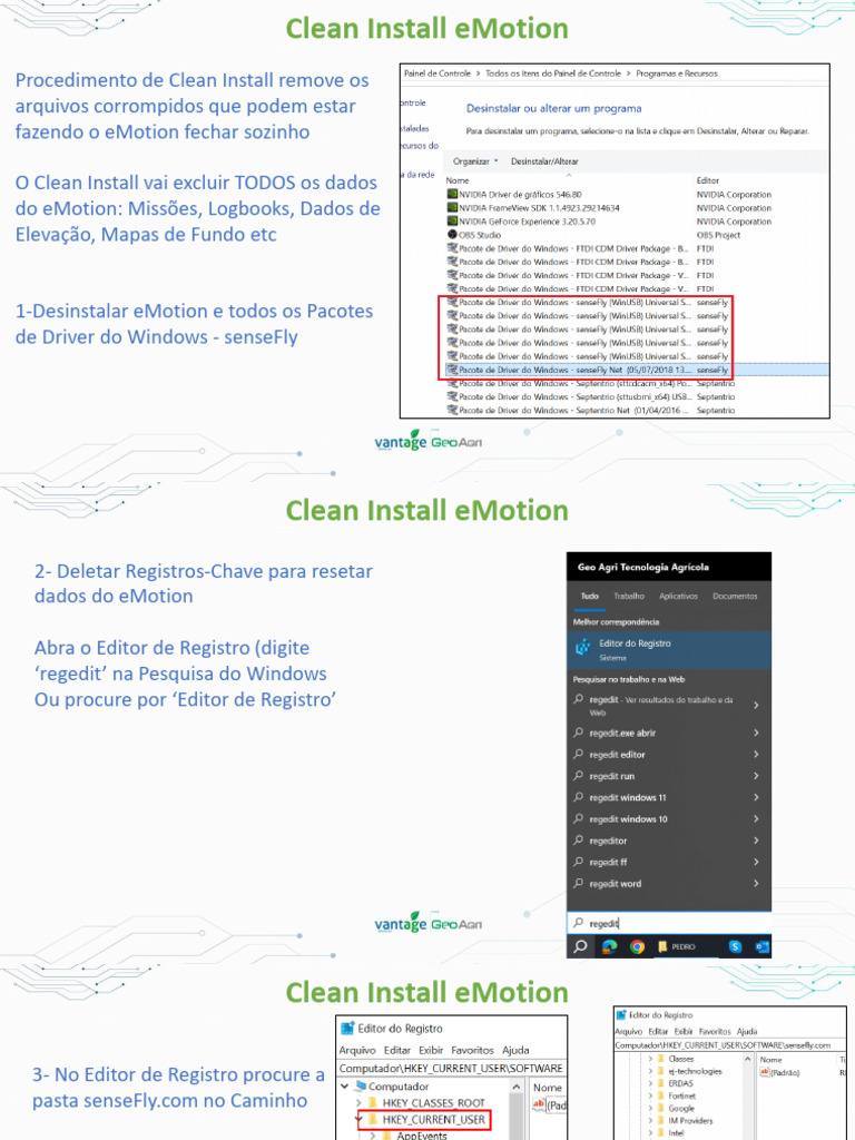 Como Realizar Clean Install do eMotion | PDF