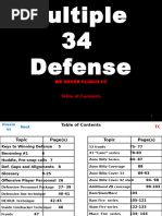 Understanding Defensive Fronts in Football | PDF | Sports | American ...