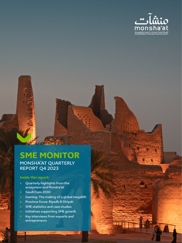 Q4 2023 SME Monitor Insights | PDF | Riyadh | Entrepreneurship