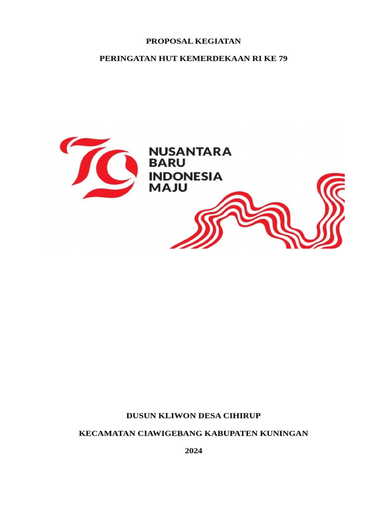 Peringatan HUT Kemerdekaan RI Ke-79 Kuningan | PDF