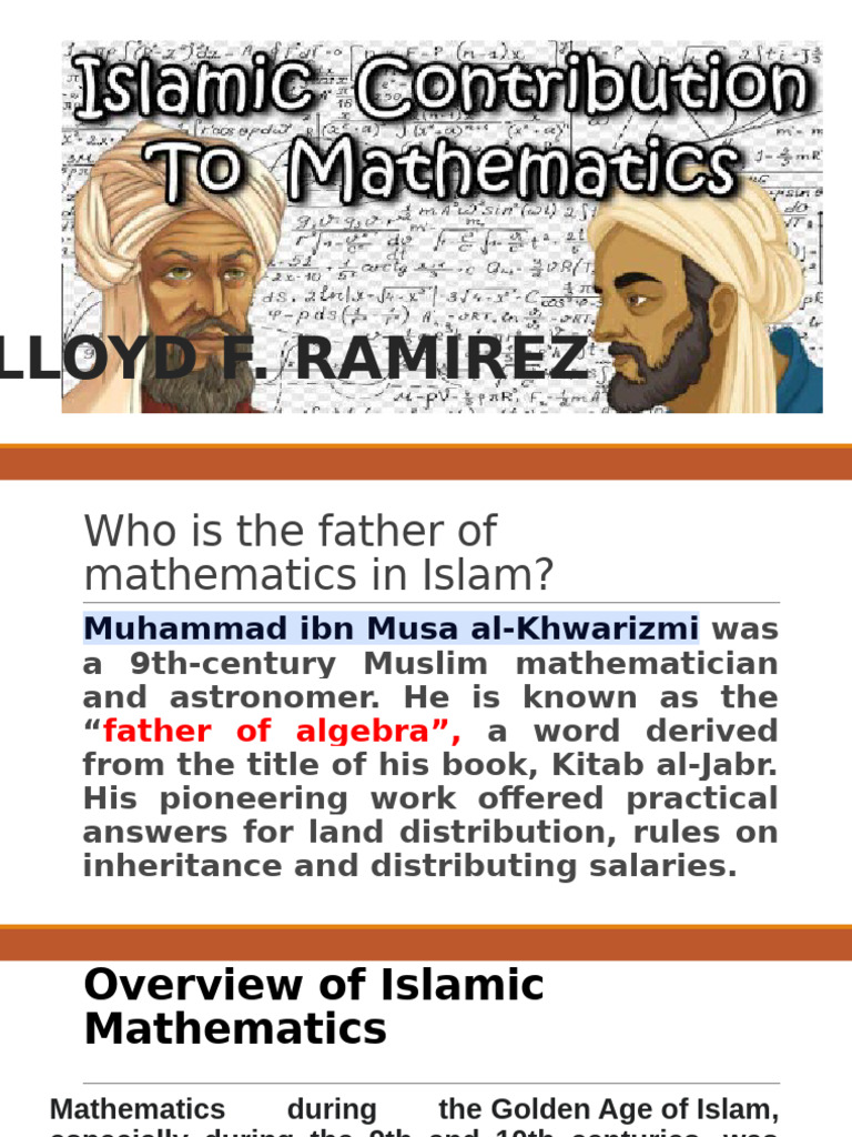 Al-Khwarizmi: Father of Islamic Algebra | PDF