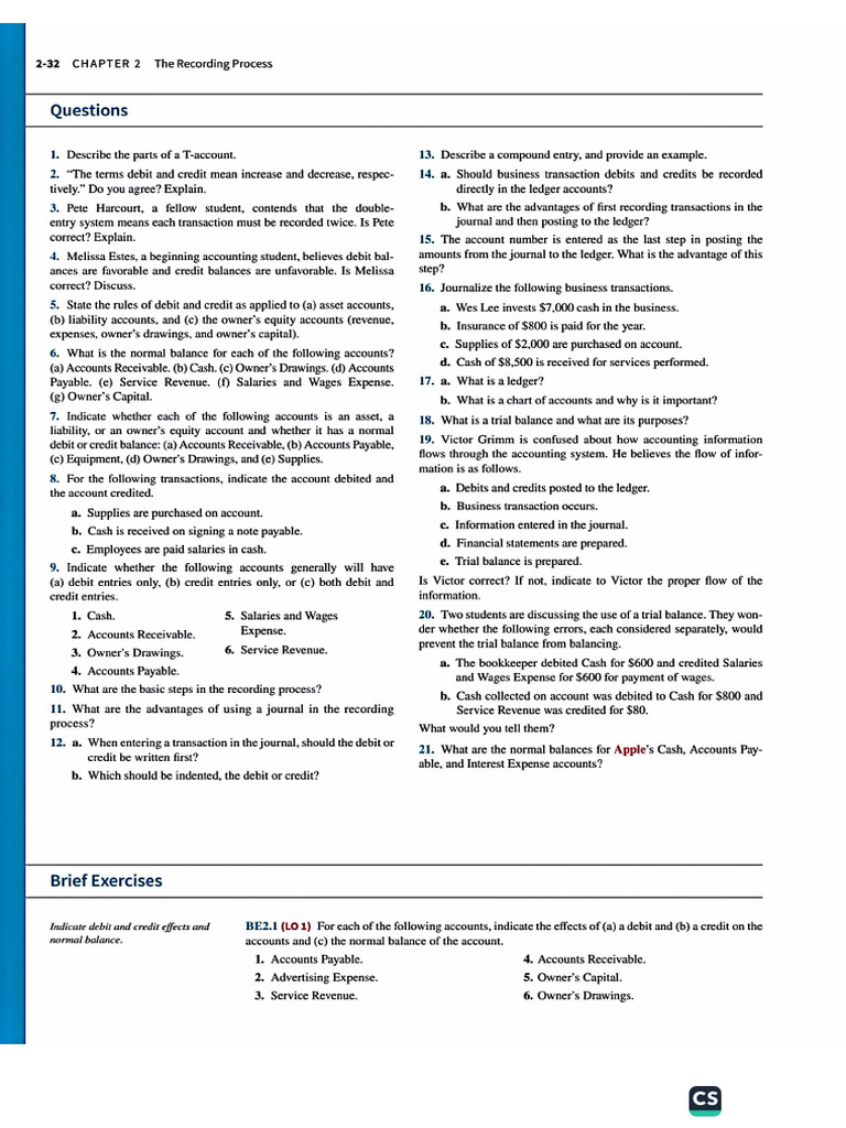 Chap - 2 Practice & Assignment | PDF