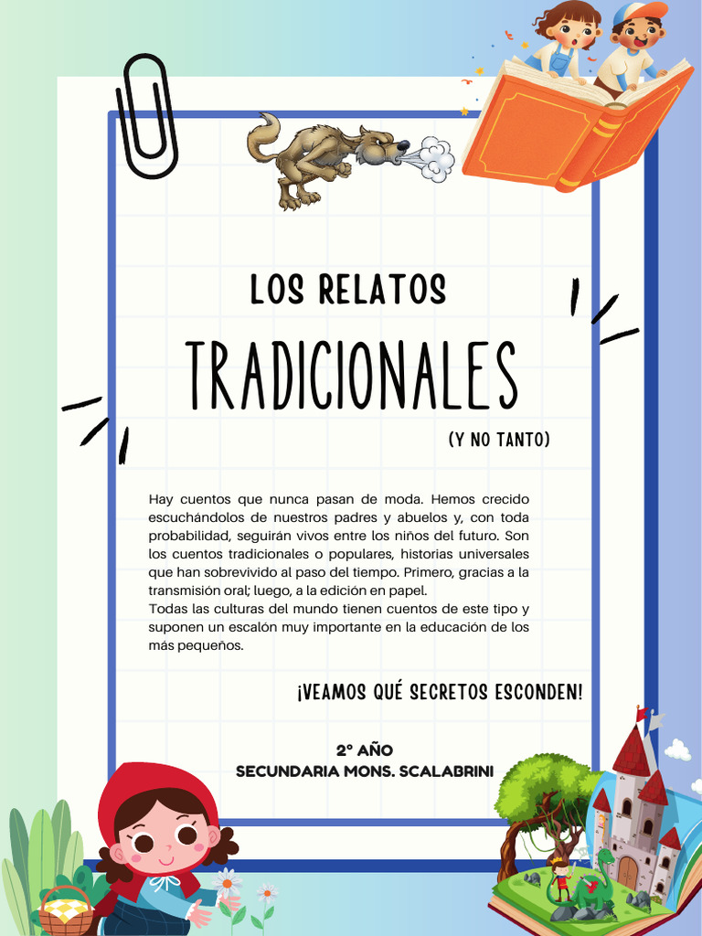 Cuentos Tradicionales: Características y Origen | PDF | Cuentos | Moralidad