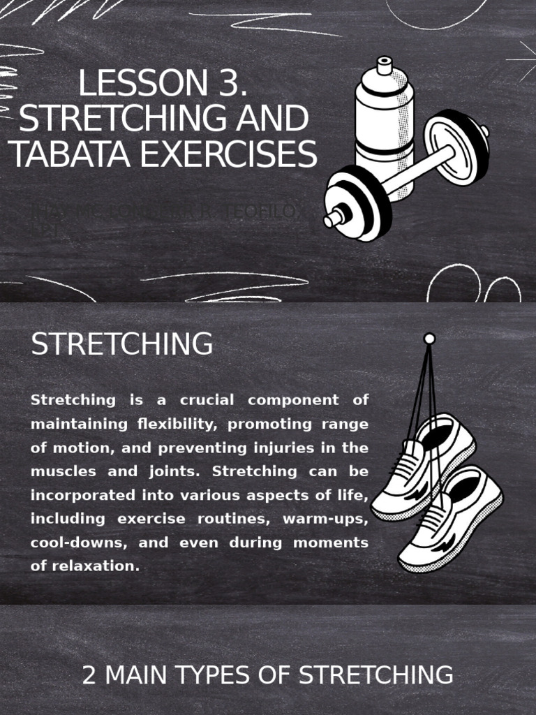 Lesson 3 Tabata Exercise | PDF | High Intensity Interval Training | Management Of Obesity
