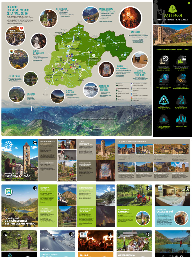 Mapa Guía Vall de Boí | PDF