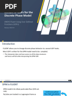 Fluent Multiphase 19.0 L03 DPM | PDF | Fluid Dynamics | Lift (Force)