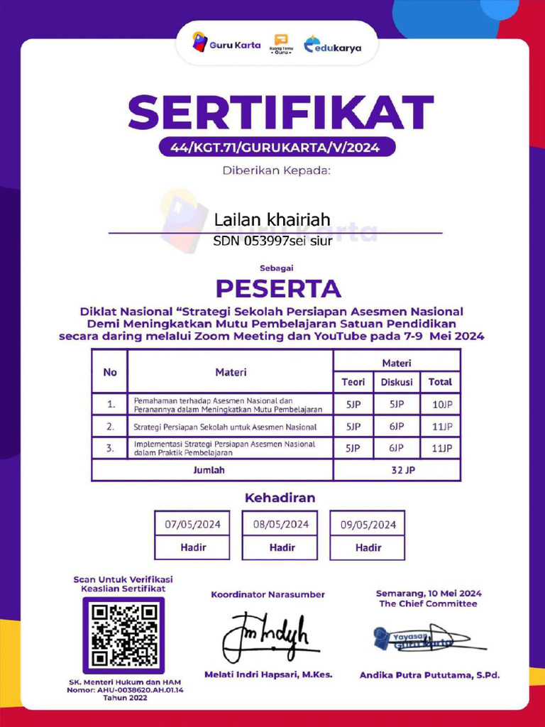 Sertifikat 32 JP 1 PDF | PDF