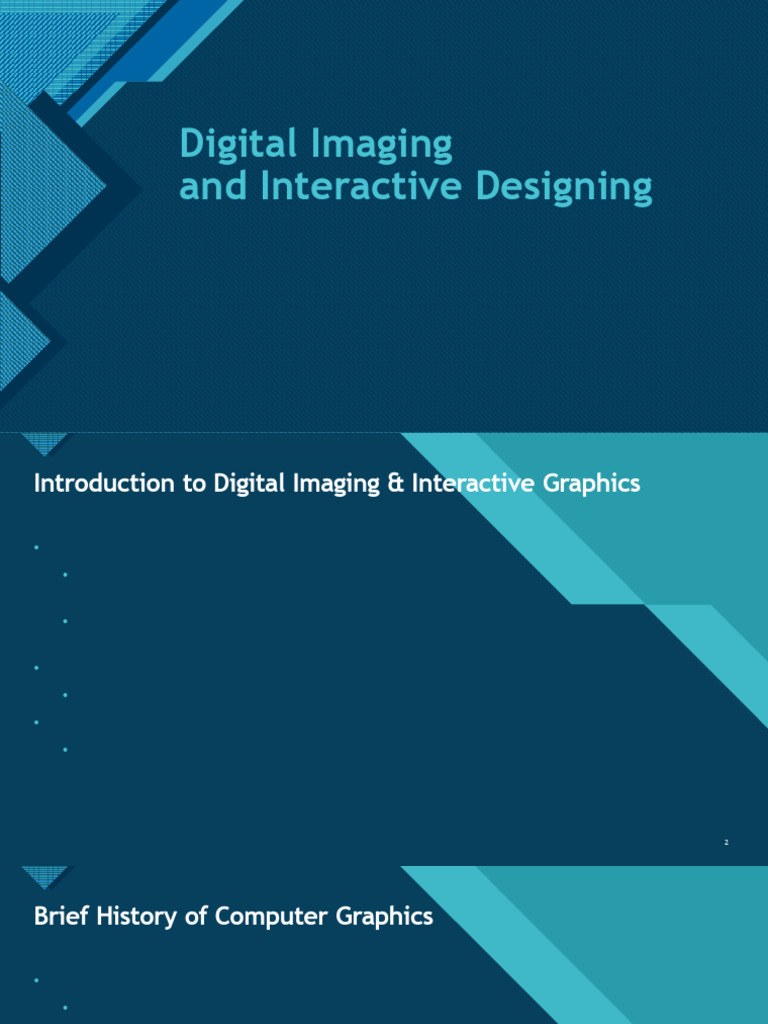 Digital Imaging & Interactive Design Overview | PDF | Computer Graphics ...