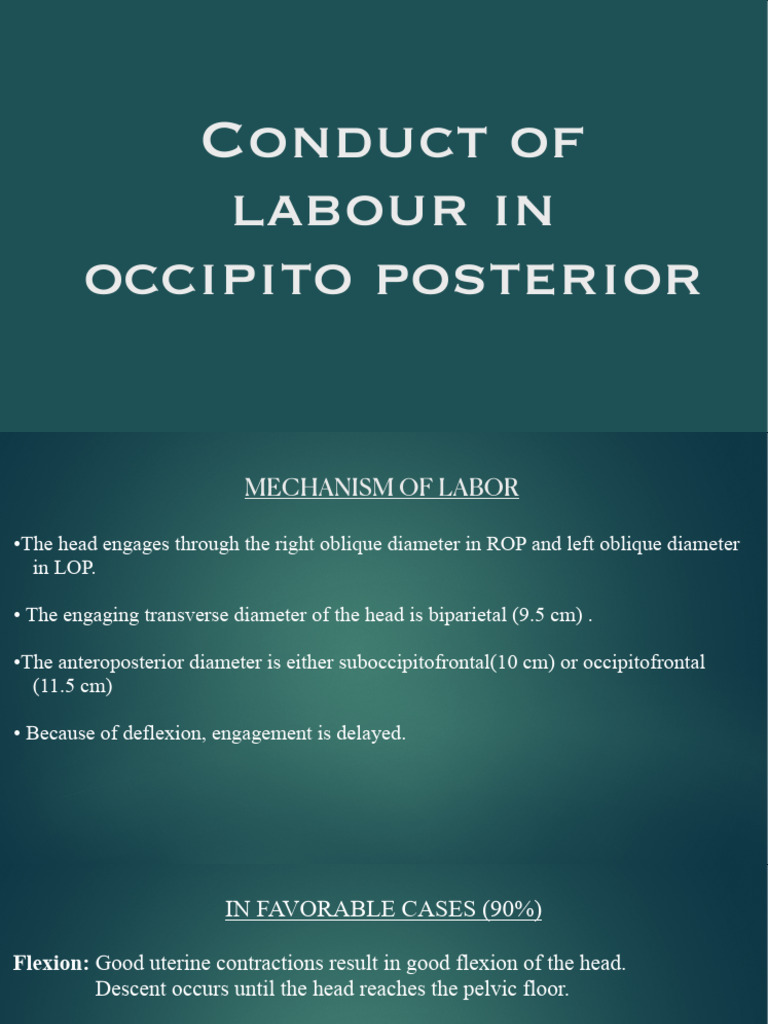 Occipital Posterior Delivery 8 | PDF | Childbirth | Pelvis
