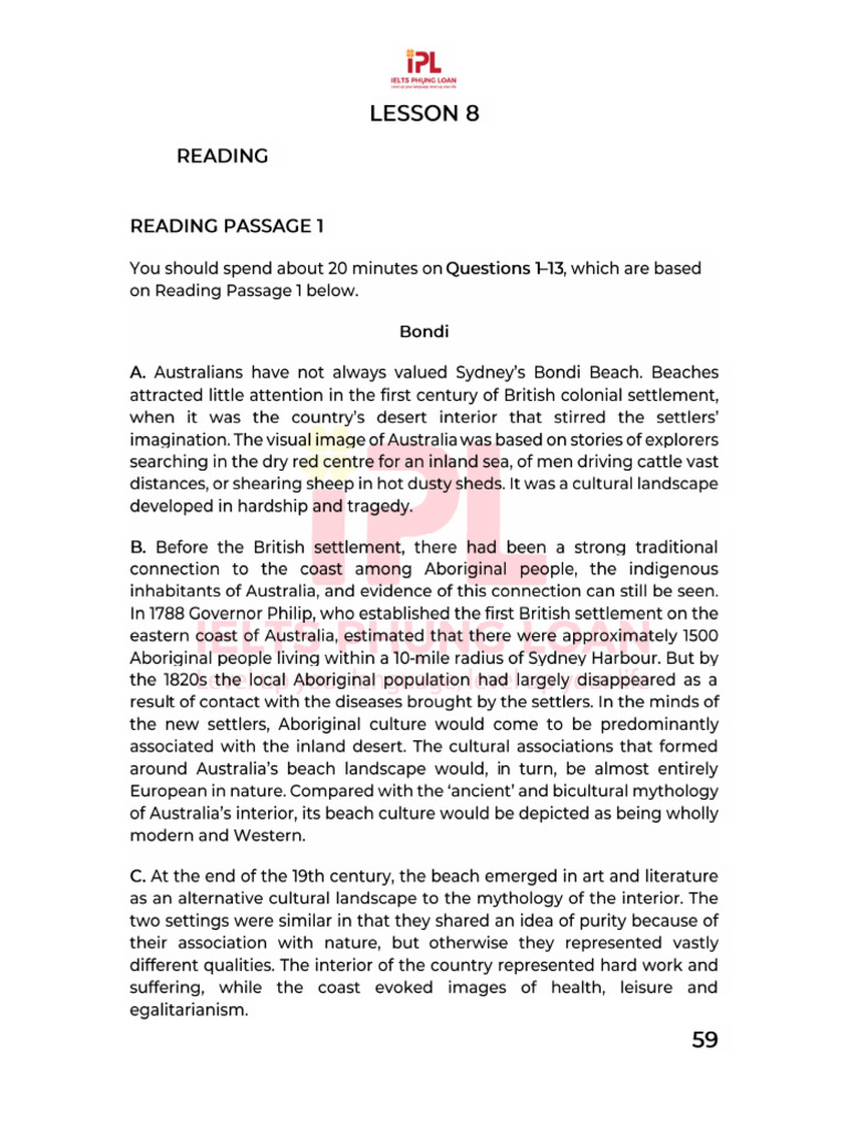 Lesson 8 - Reading | PDF