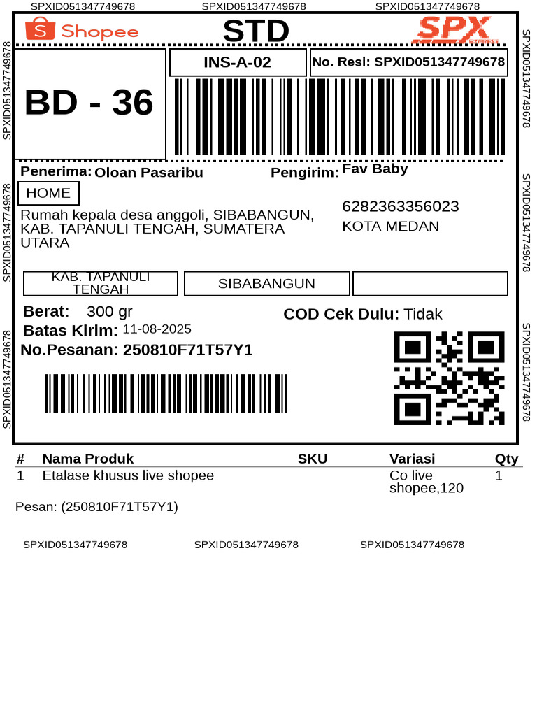 Label Pengiriman-6 | PDF