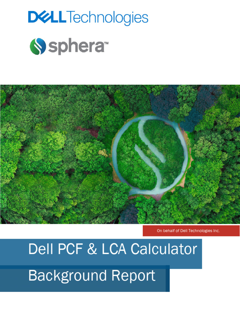 Dell Pcf Calculator Whitepaper | PDF | Life Cycle Assessment | Computer ...
