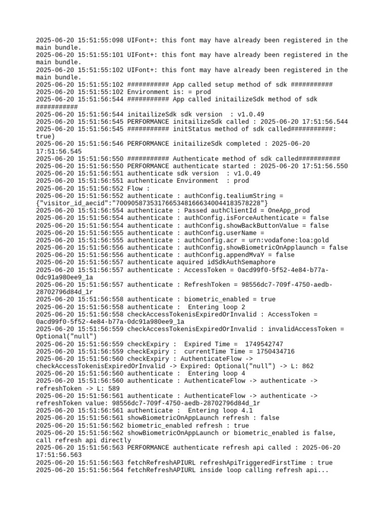 Id SDK Logs | PDF | Computer Data | Computing