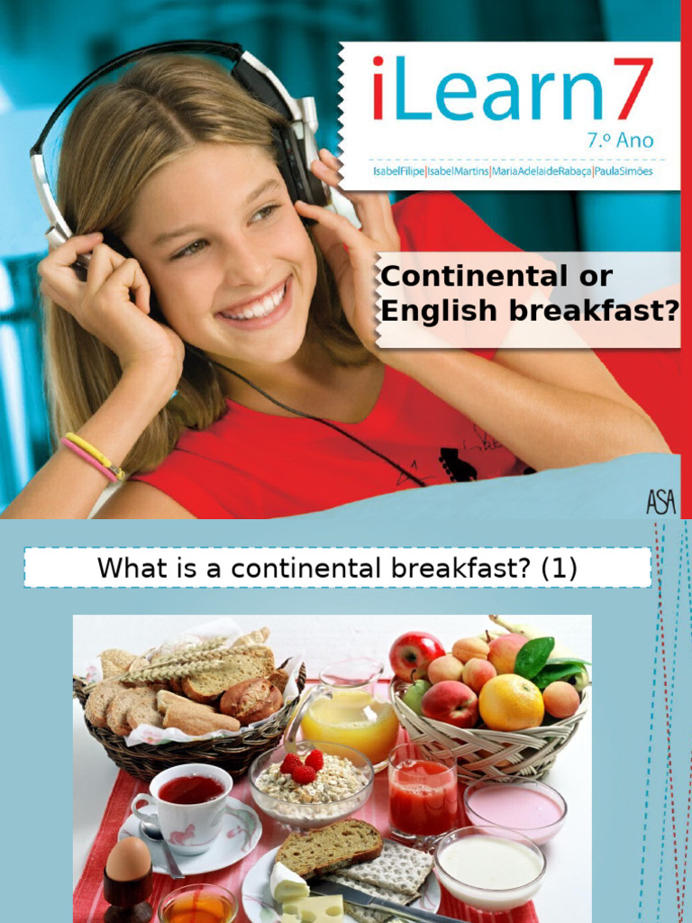 Continental or English Breakfast | PDF | Food And Drink Preparation ...