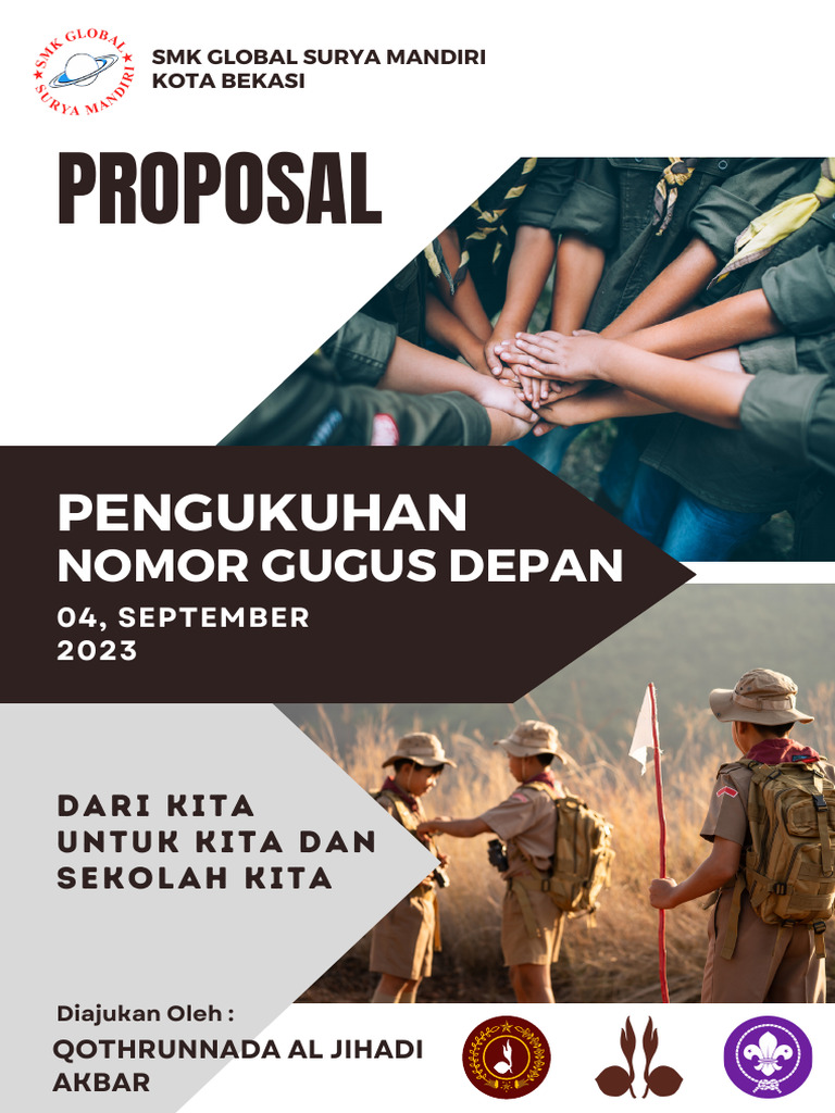 COVER PROPOSAL PRAMUKA | PDF