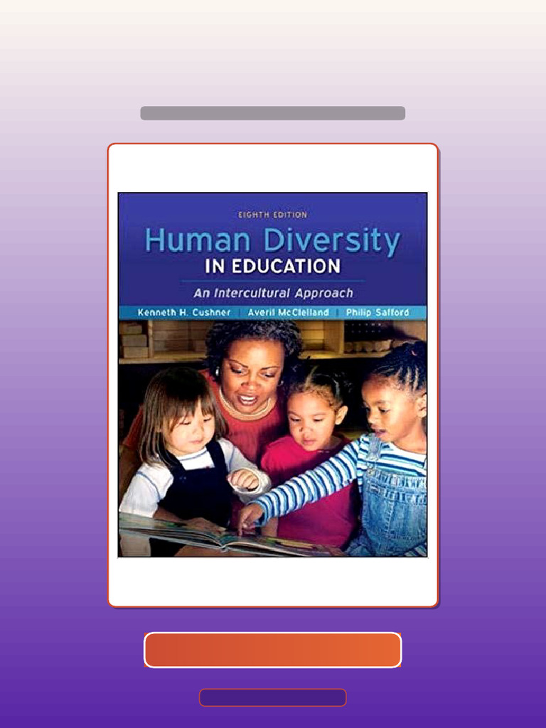 Human Diversity in Education 8th Edition by Kenneth H Cushner Unlocked ...