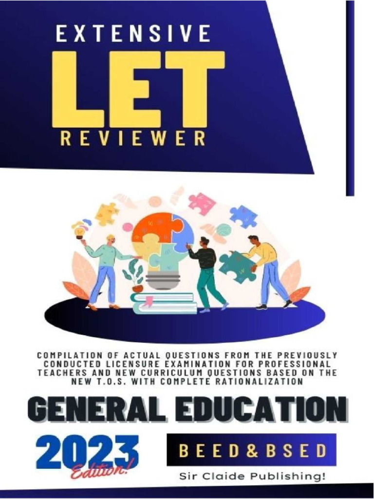 Gen - Ed 2023 Edition Sir Claide Extensive Let Reviewer | PDF