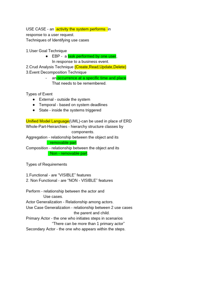 Use Case Identification Techniques | PDF