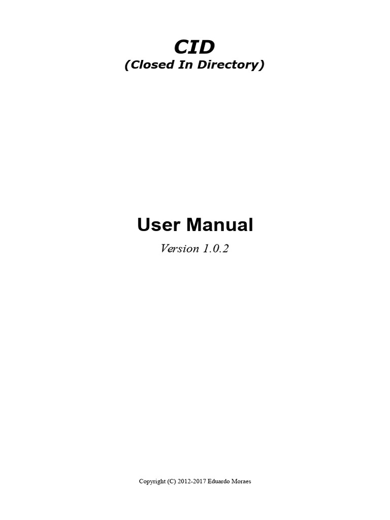 User Manual | PDF | Sudo | Computer File