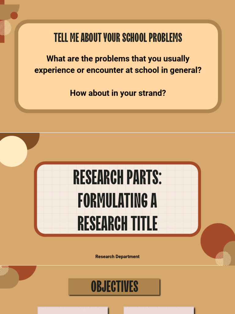 Guide to Formulating Research Titles | PDF