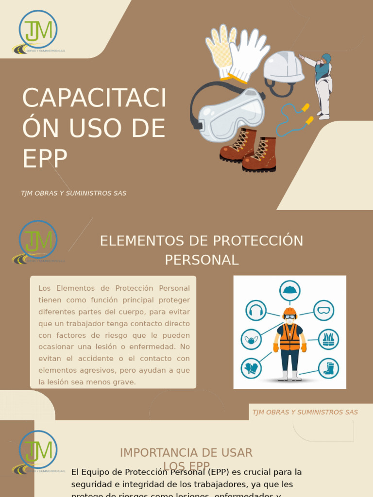 Uso y Tipos de EPP en el Trabajo | PDF | Guante