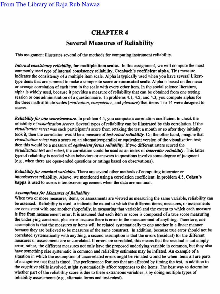 Reliability Checking Through SPSS | PDF | Cronbach's Alpha ...