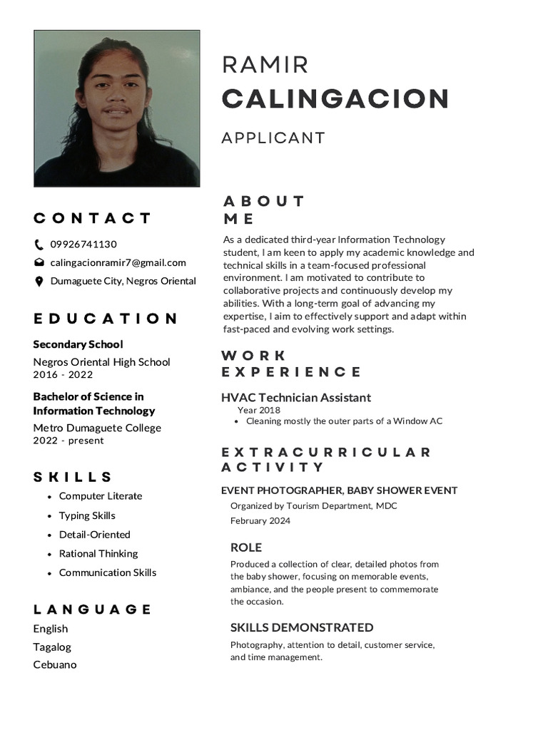 Grey Modern Professional CV Resume - 20250515 - 090929 - 0000 | PDF ...