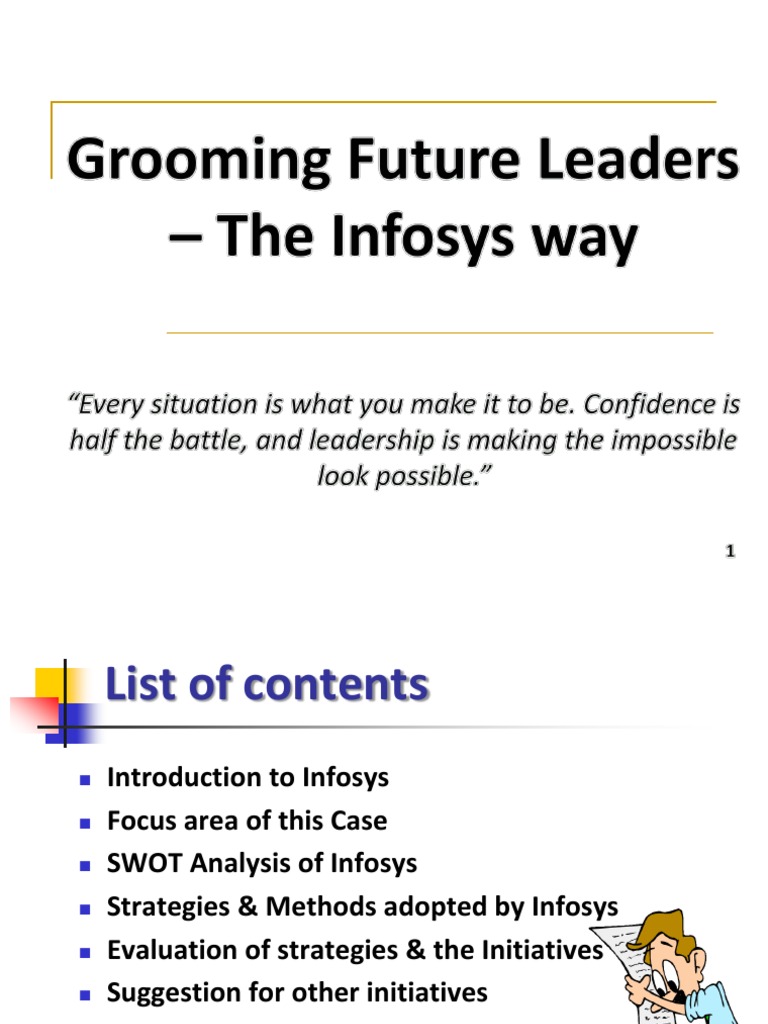 Final Infosys Ppt | Strategic Management | Leadership | Free 30-day ...