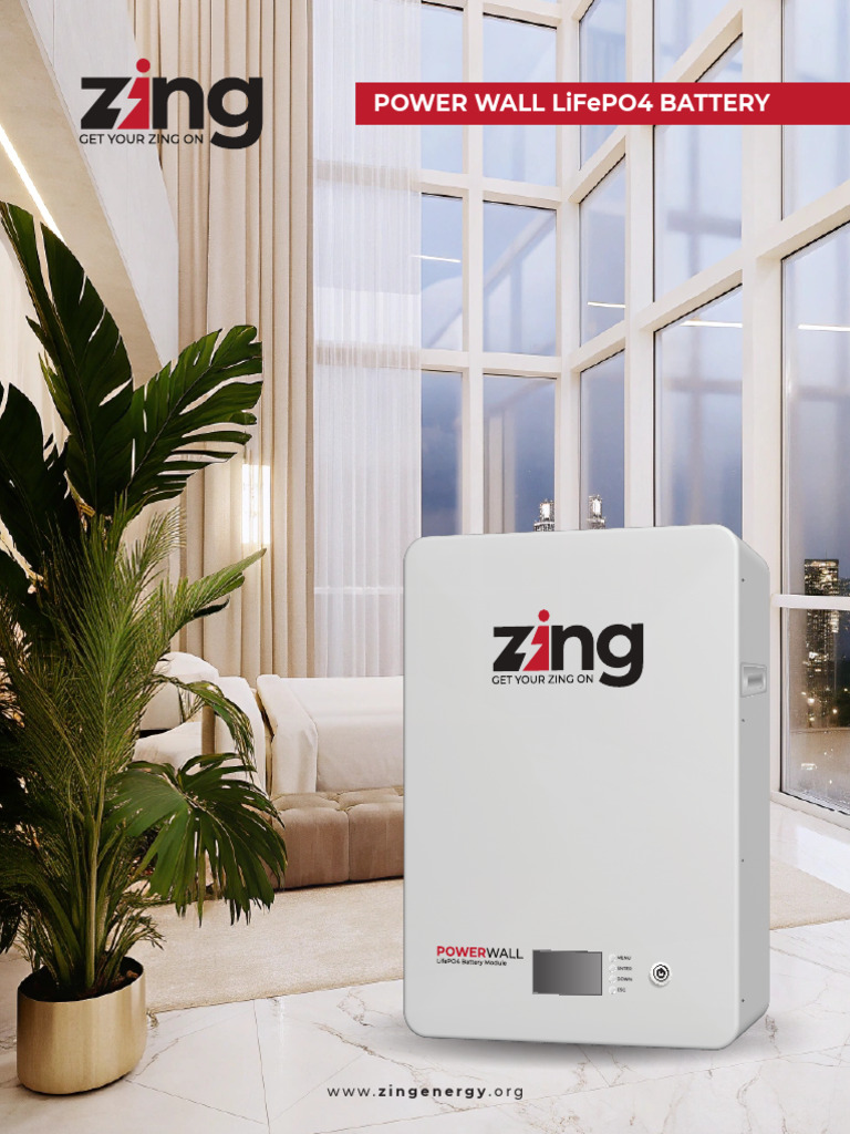 Zing PowerWall Battery Data Sheets | PDF | Rechargeable Battery ...