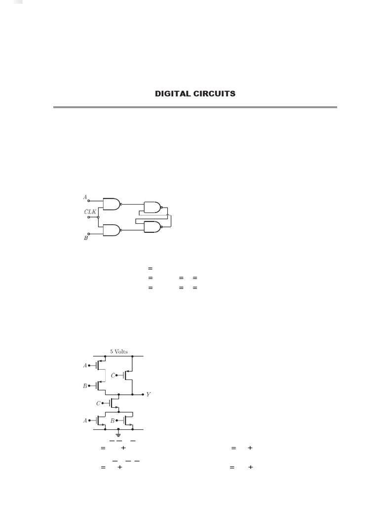 Digital Circuits Logic Questions and Answers | PDF | Logic Gate ...