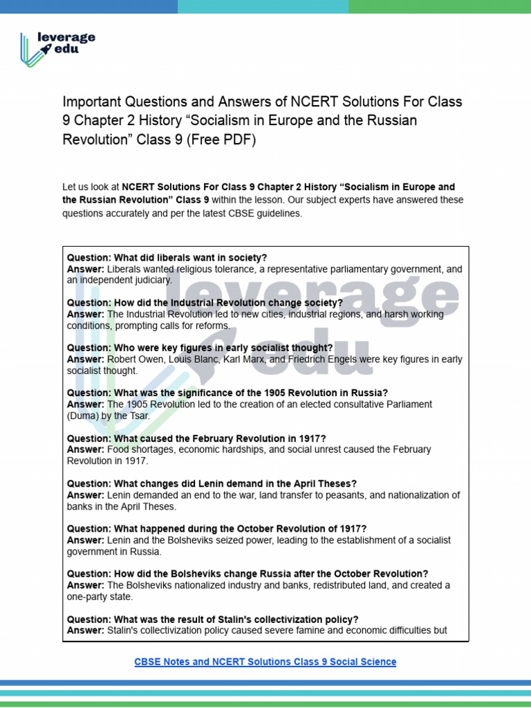 Important Questions and Answers of NCERT Solutions For Class 9 Chapter ...